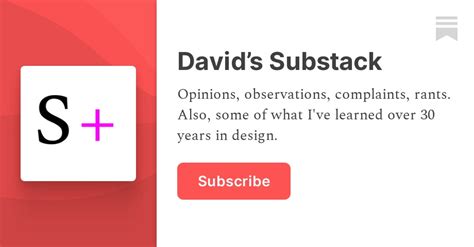 About Davids Substack