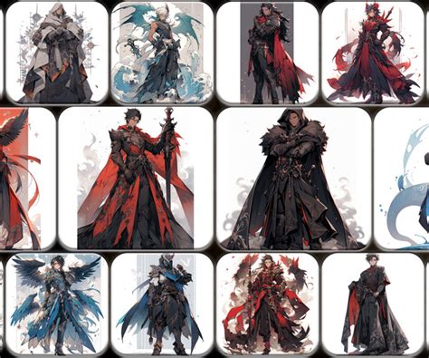 Artstation 200 Anime Male Siren Full Body Reference Pack 4k V