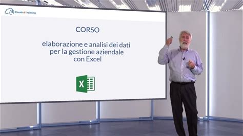 Excel Datanalysis Avanzato Corso In Fad Youtube