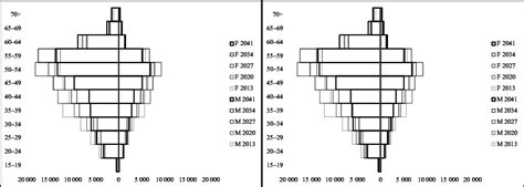 Projection Of Age And Sex Population Structures Of Agricultural Workers Download Scientific
