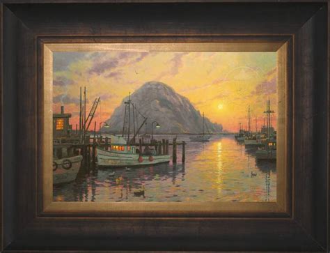Morro Bay At Sunset Thomas Kinkade Gallery Of Murfreesboro