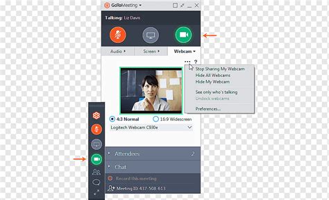 Gotomeeting 디스플레이 장치 웹 회의 Logmein Inc 컴퓨터 모니터 웹캠 가제트 전자 제품 디스플레이 광고 Png Pngwing