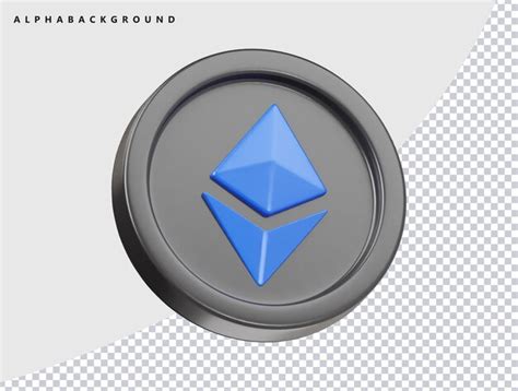 Ethirium Icon 3d Render Illustration Premium Psd