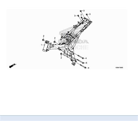 Honda Frame Grom 2017 2020 Howling Moto