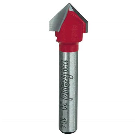 Freud 90deg V Grooving Router Bits 1 4 Shank Rockler Woodworking And Hardware