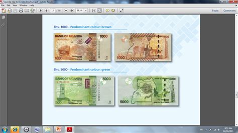 Bank Of Uganda Ted By Nature And Uganda Throught The Times Banknotes International