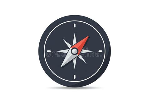 Circular Compass Rose Pattern With Directional Elements Design Vector Design Generative Ai Stock