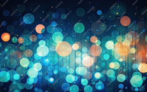 Premium Photo | Abstract background with bokeh de focused lights and stars