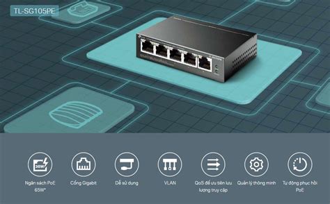 Easy Smart Switch Tp Link Tl Sg Pe Gigabit Poe Ports Gigabit Non Poe Poe W