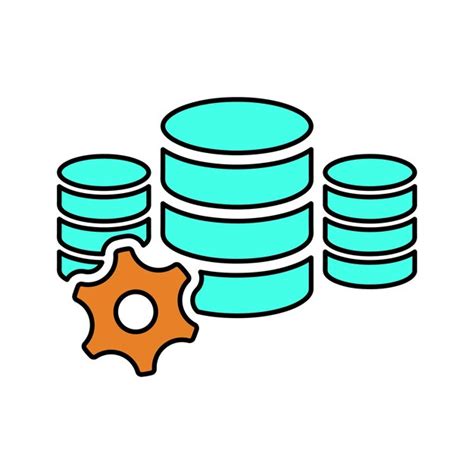 Premium Vector Database Management Icon