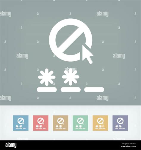 Password Access Concept Icon Stock Vector Image And Art Alamy