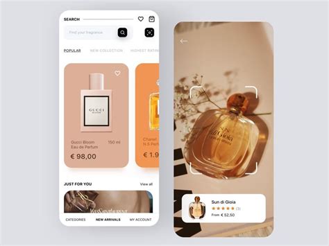 Perfume Ecommerce App Mobile App Design Inspiration Ecommerce App App Design Inspiration