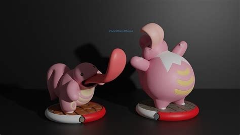 Lickitung And Lickilicky Pokemon 3d Print Model 3d Model 3d Printable Cgtrader