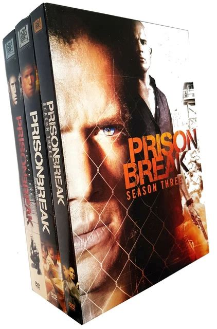 Prison Break Tv Series Seasons 1 2 3 [dvd] 16 Discs 57 Episodes