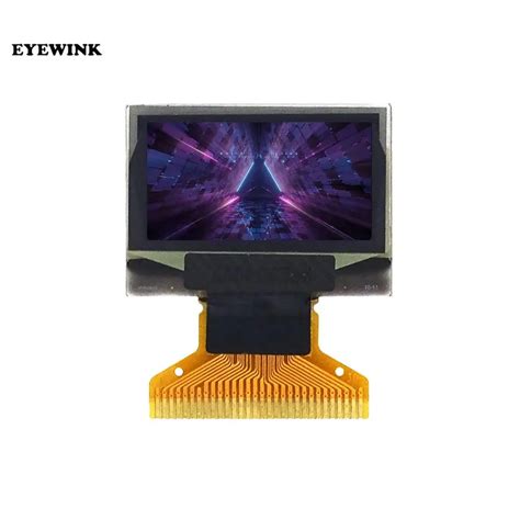 0 96 Inci 128X64 Biru Putih Warna Ganda OLED Tampilan 128 64 LCD Layar Papan 30pin