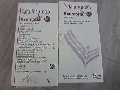 Adalimumab 40mg Injection At ₹ 4680 Vial Nagpur Id 2856529547530