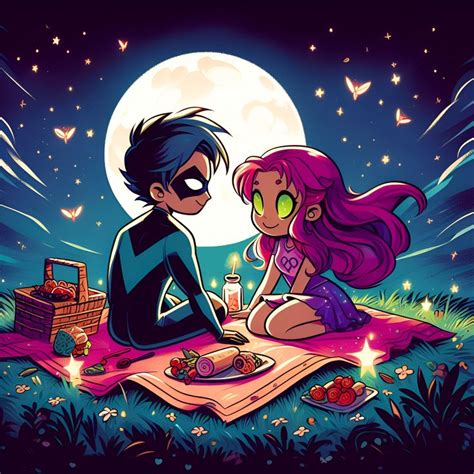 Nightwing And Starfire デート