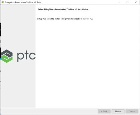Solved Cant Install Thingworx 85 Trial Version Ptc Community
