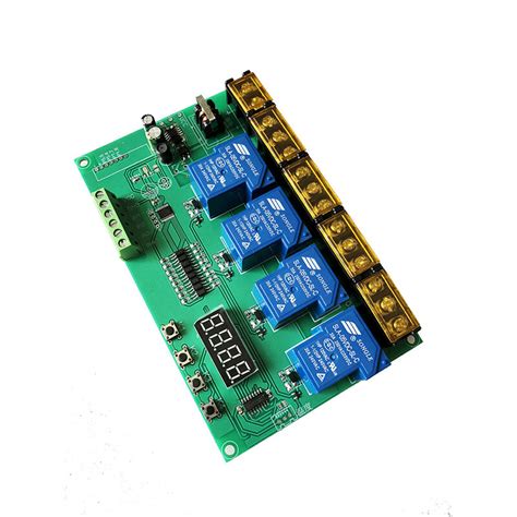 Taidacent A Ch High Power Relay Switch Dual Motor Control Timer Relay Self Locking Interlock