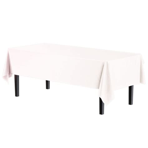 White Plastic Tablecloths