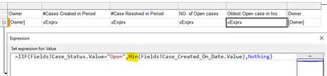 Ssrs Report How To Display A Specific Column Value Confditionally