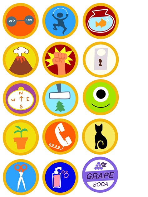 Russell Up Badges Printable Pdf Printable Free Templates