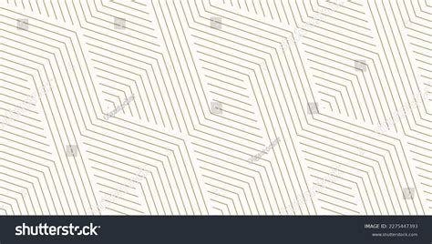 Geometric Lines Seamless Pattern Golden Vector Stock Vector Royalty Free 2275447393 Shutterstock