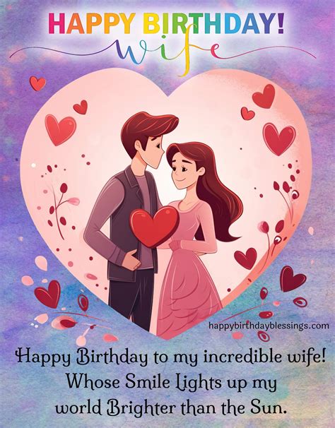 Romantic And Heart Touching Birthday Wishes For Wife