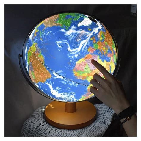 Wooden World Globe On Stand 1950s World Globe On Standsku17528
