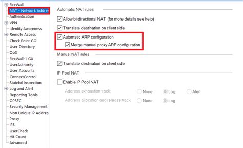 check point configuring proxy arp on non vsx gateways — wires and wi fi