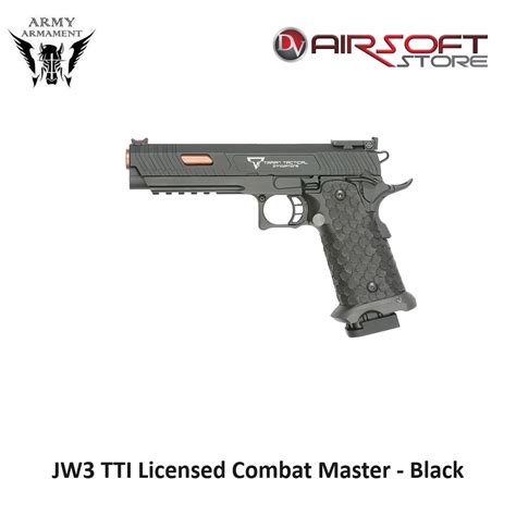 Jw3 Tti Licensed Combat Master Black Airsoft Store