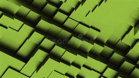 Surface Of Squares Moving Out In Waves Design 3d Surface With