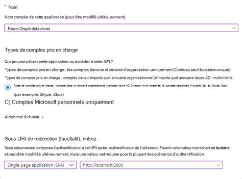 Créez Des Applications React à Une Seule Page Avec Microsoft Graph
