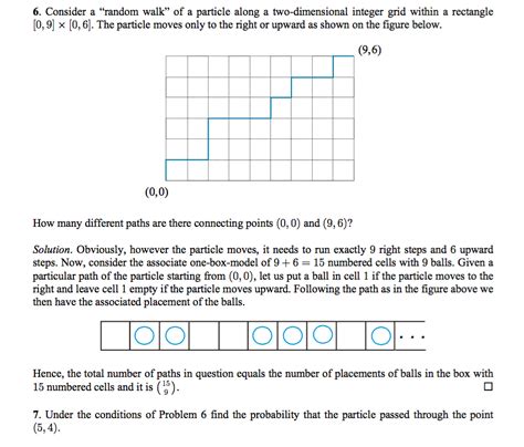 Solved Consider A Random Walk Of A Particle Along A