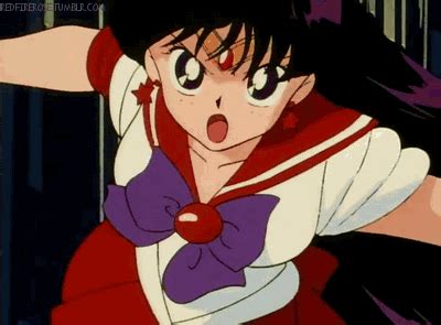 Sailor Moon Sailor Mars Gif WiffleGif