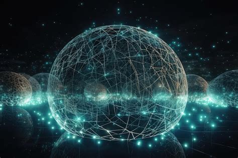 Premium Ai Image Brilliant Data Network Reveals Complexity Of Big Data Generative Ia