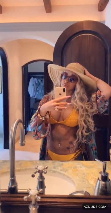 Cardi B Sexy In A Yellow String Bikini As She Continues Her Cabo San