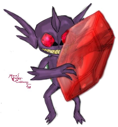 Mega Sableye By Dj Armageddon 145mcg On Deviantart