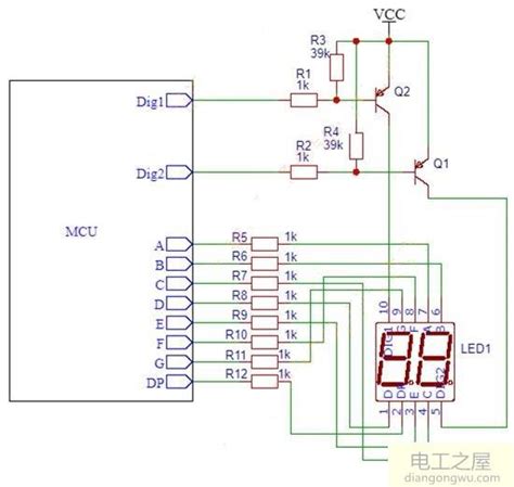 Linux 动态扫描 数码管七段数码管动态扫描原理及其实现方法 Csdn博客