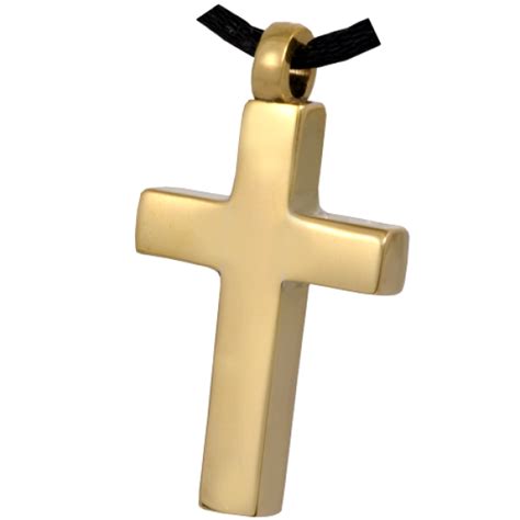 Jewelry For Ashes Cremation Jewelry Brass Cross Pendant
