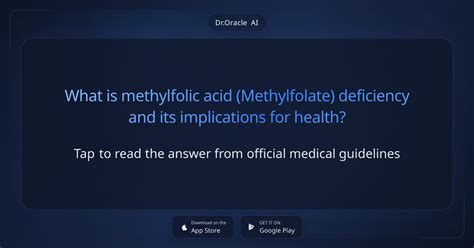What Is Methylfolic Acid Methylfolate Deficiency And Its Implications For Health