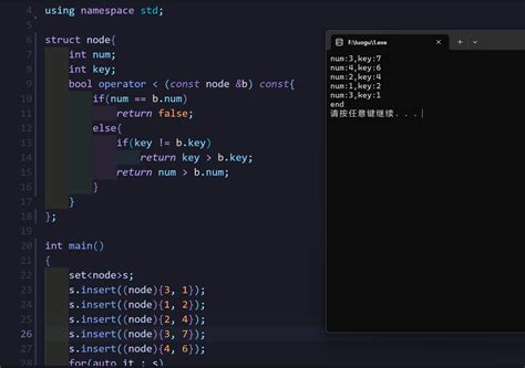 关于set实现结构体自动去重原理的推论结构体set Csdn博客
