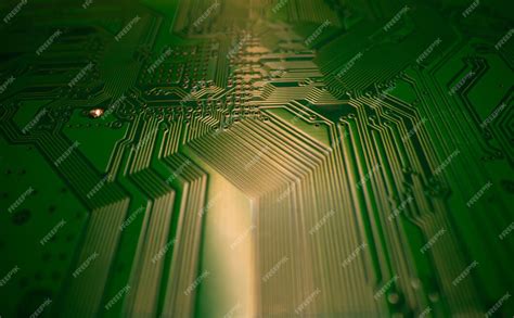 Premium Photo Electronic Circuit Board Background Abstract Digital Technology Background