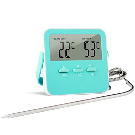 Lcd Digital Indoor Temperature Meter High Low Temperature Alarm Home