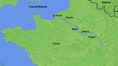Seine River Map Location