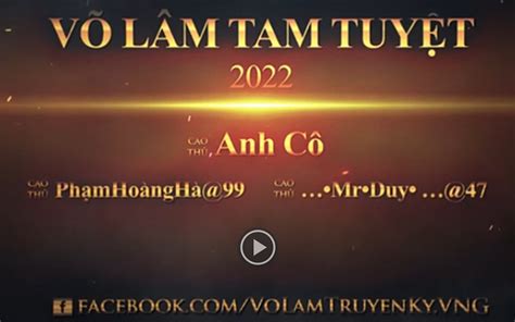 Vltk Công Thành Chiến Game Kiếm Hiệp Kết Quả Các Giải Đấu Trường Của