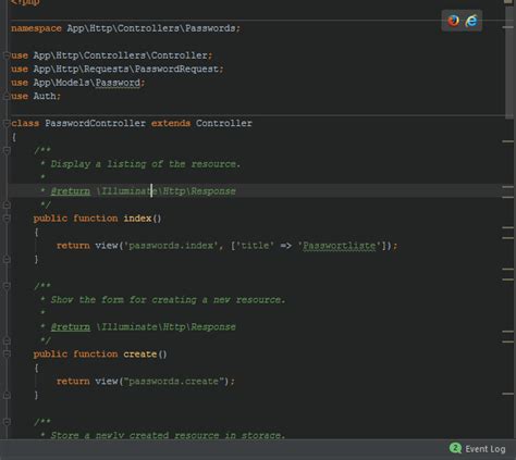 ide helper does not work in phpstorm when working with laravel stack