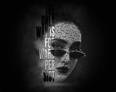Text Masking Photo Effect Mockup Design Cuts