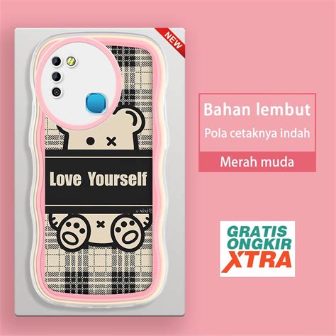 Jual Infinix Smart5 Smart 5 7 6 4 4c Zero 6Plus Plus INS Teddy Bear Love Yourself Kesing Hp