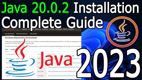 How To Install Java 2002 On Windows 11 2023 Update Javahome Jdk Installation Complete